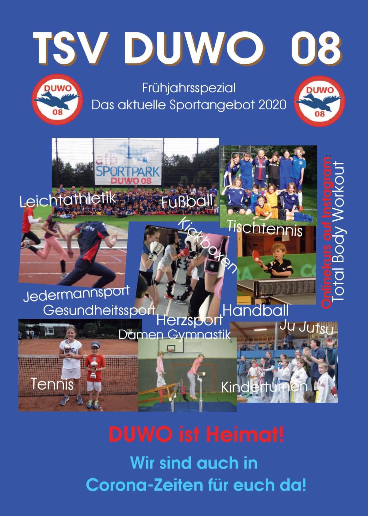 DUWO-Post Frühjahrsspezial 2020 - TSV DUWO 08